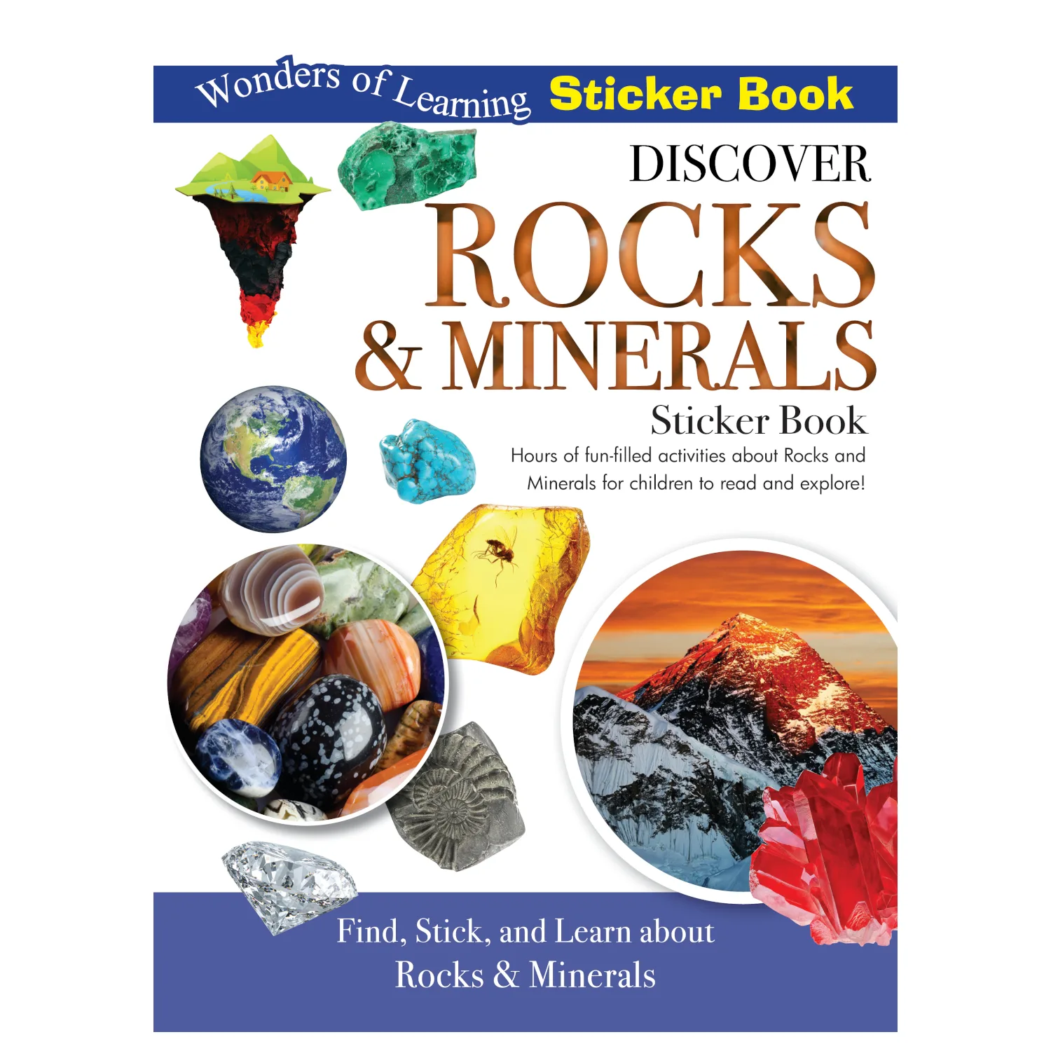 Discover Rocks and Minerals Sticker Book by Wonders of Learning - Home ...