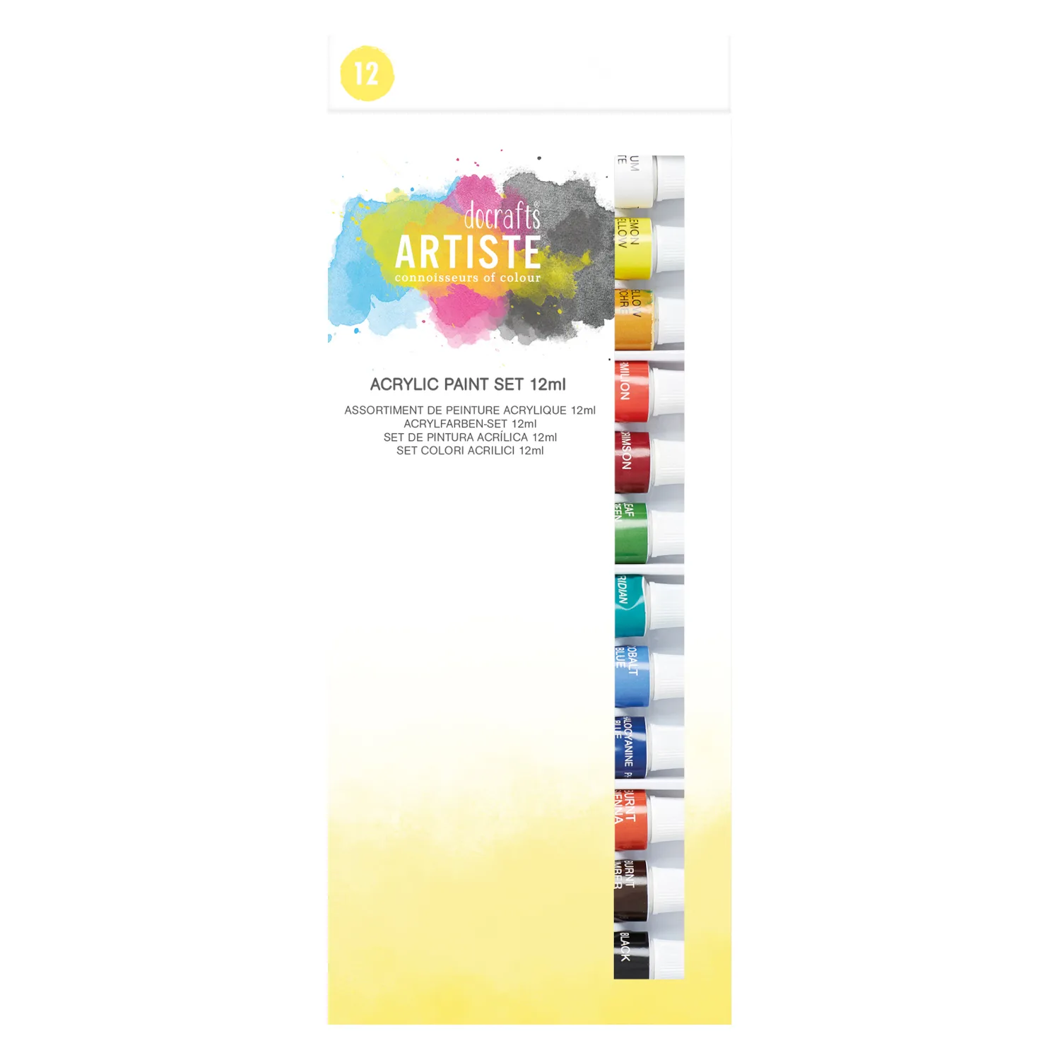 Acrylic Paint Set by Artiste - Home Education Resources